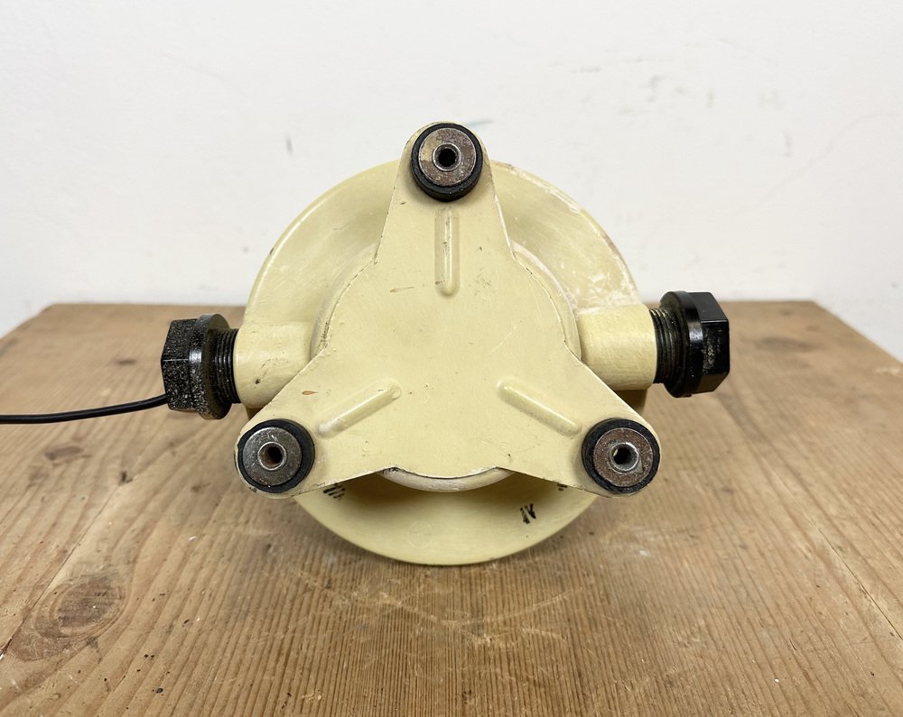 Vintage Soviet Beige Ship Ceiling Light, 1960s for sale at Pamono