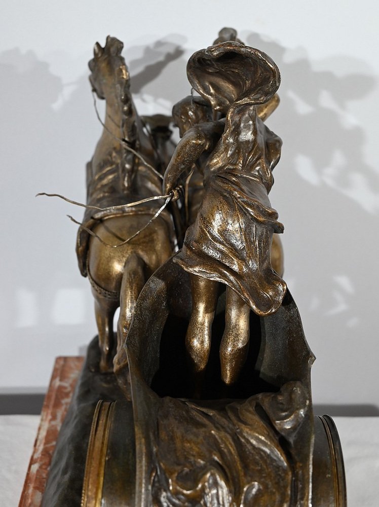 Antique Clock in Roman Race of X. Raphanel, 1800s for sale at Pamono