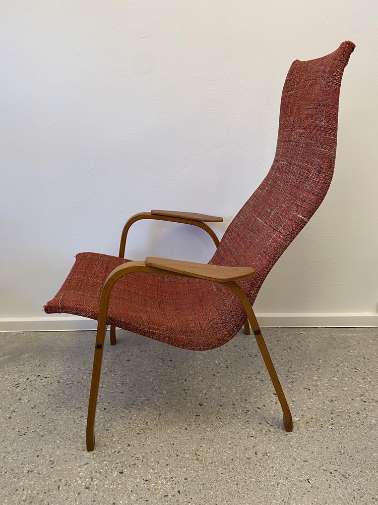 Kurvan Armchair by Yngve Ekström for Swedese, 1960s for sale at Pamono