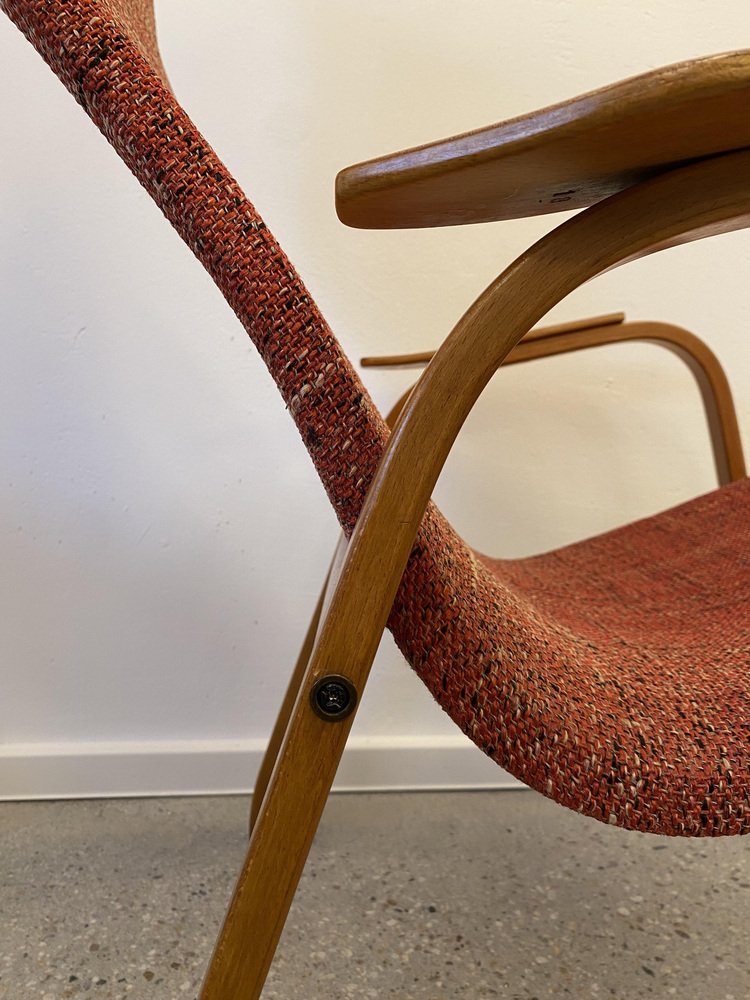 Kurvan Armchair by Yngve Ekström for Swedese, 1960s for sale at Pamono