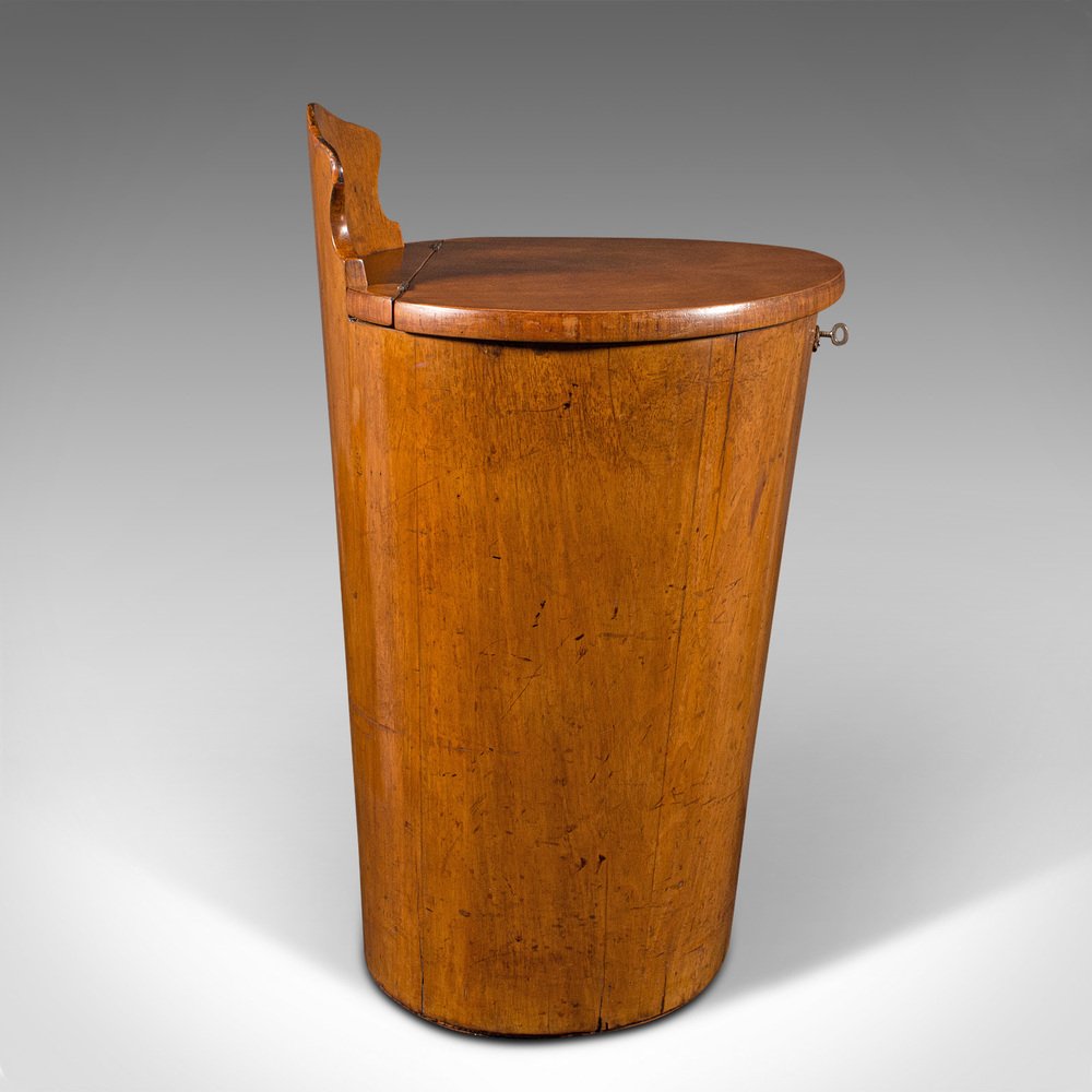 Victorian French Provençal Grain Hopper Linen Basket for sale at Pamono