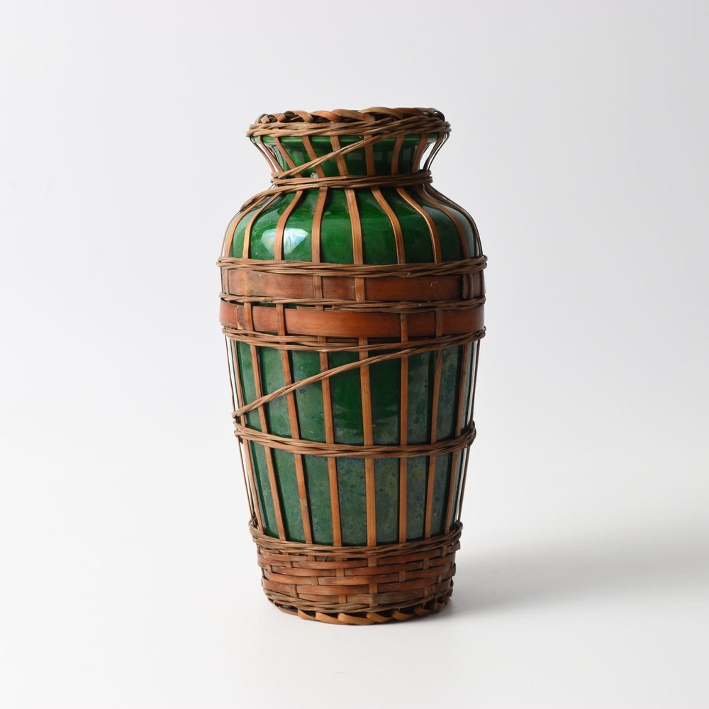 Antique Japanese Awaji Ceramic Vase, 1890s for sale at Pamono
