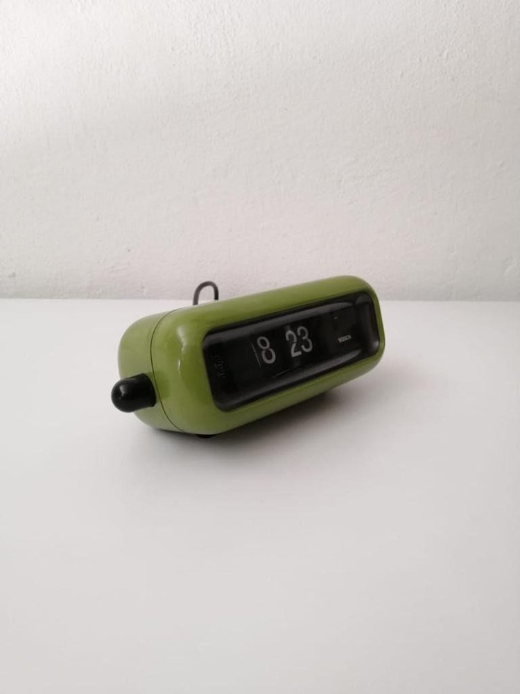 German UDW2 Green Alarm Clock from Bosch, 1970s for sale at Pamono