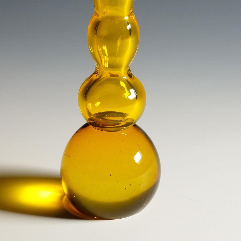 Vintage Murano Art Glass Vase by Franco Moretti, 1970s for sale at Pamono