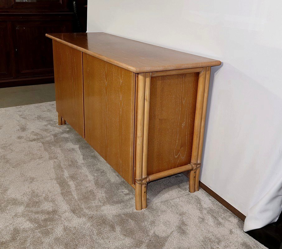 Italian Buffet in Oak, 1970 for sale at Pamono