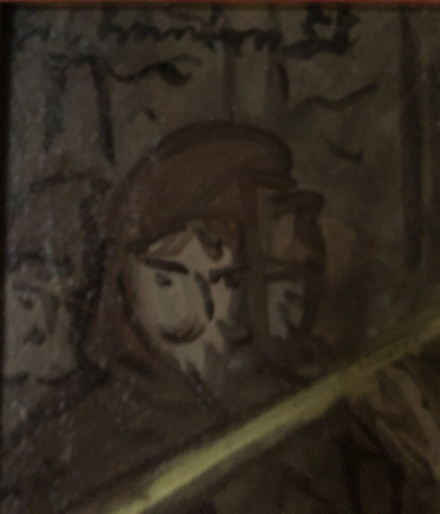 Emile Francois Chambon, Blanche neige, 1958, Oil on Cardboard, Framed ...