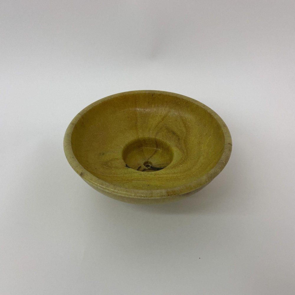 Antique Leerdam Copier cactus pot in yellow graniver glass , 1928 for ...