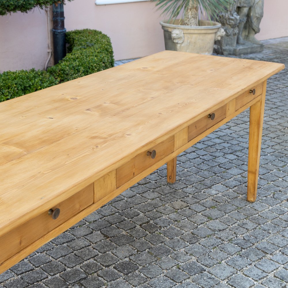 Vintage Dining Table in Softwood for sale at Pamono