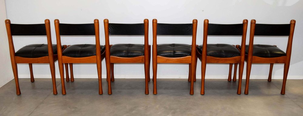 Model 620 Dining Chairs by Silvio Coppola for Bernini, Italy, 1960s ...