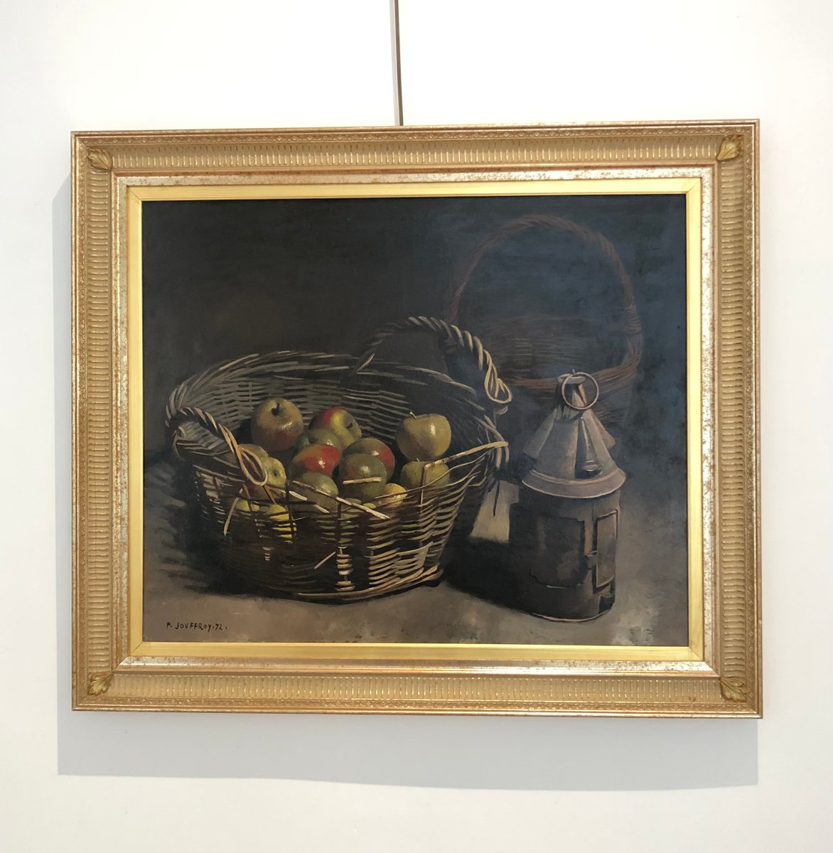 Pierre Jouffroy, Nature Morte aux Paniers d'Osier, 1972, Oil on Wood ...