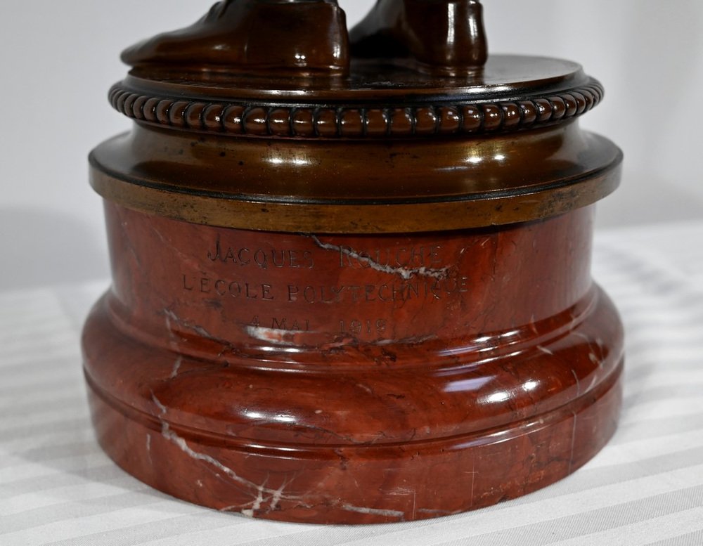 P. Dubois, Florentine Singer of the 15th Century, 1865, Bronze for sale ...