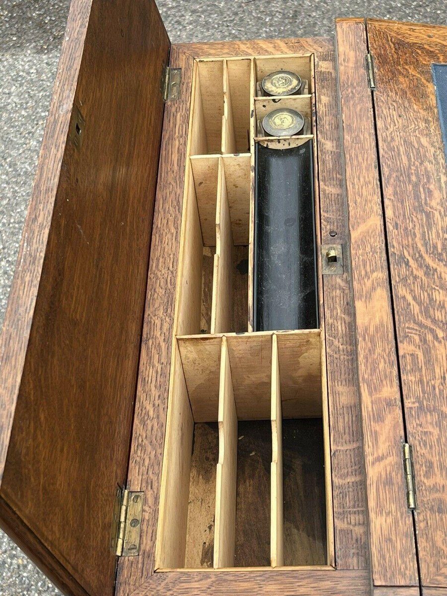 Victorian Lamb of Manchester Gillows Light Oak Davenport Desk for sale ...