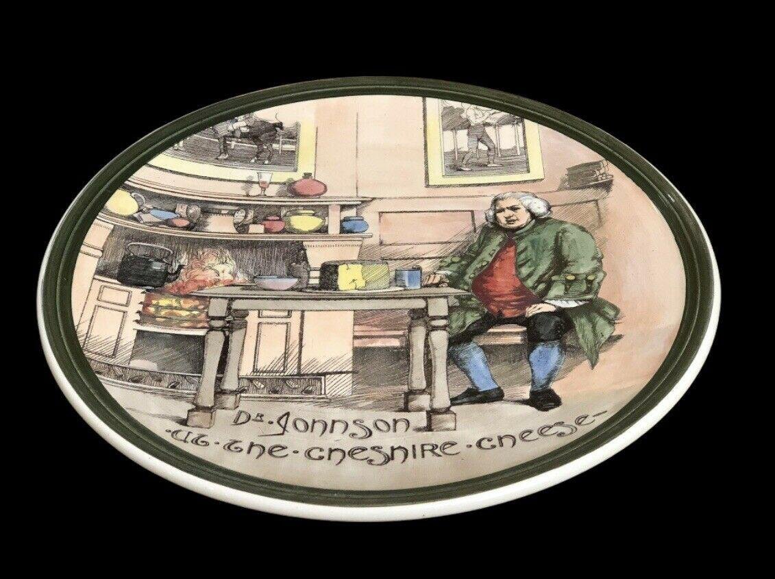 Large Dr Johnson Cheshire Cheese Wall Plate from Royal Doulton for sale ...