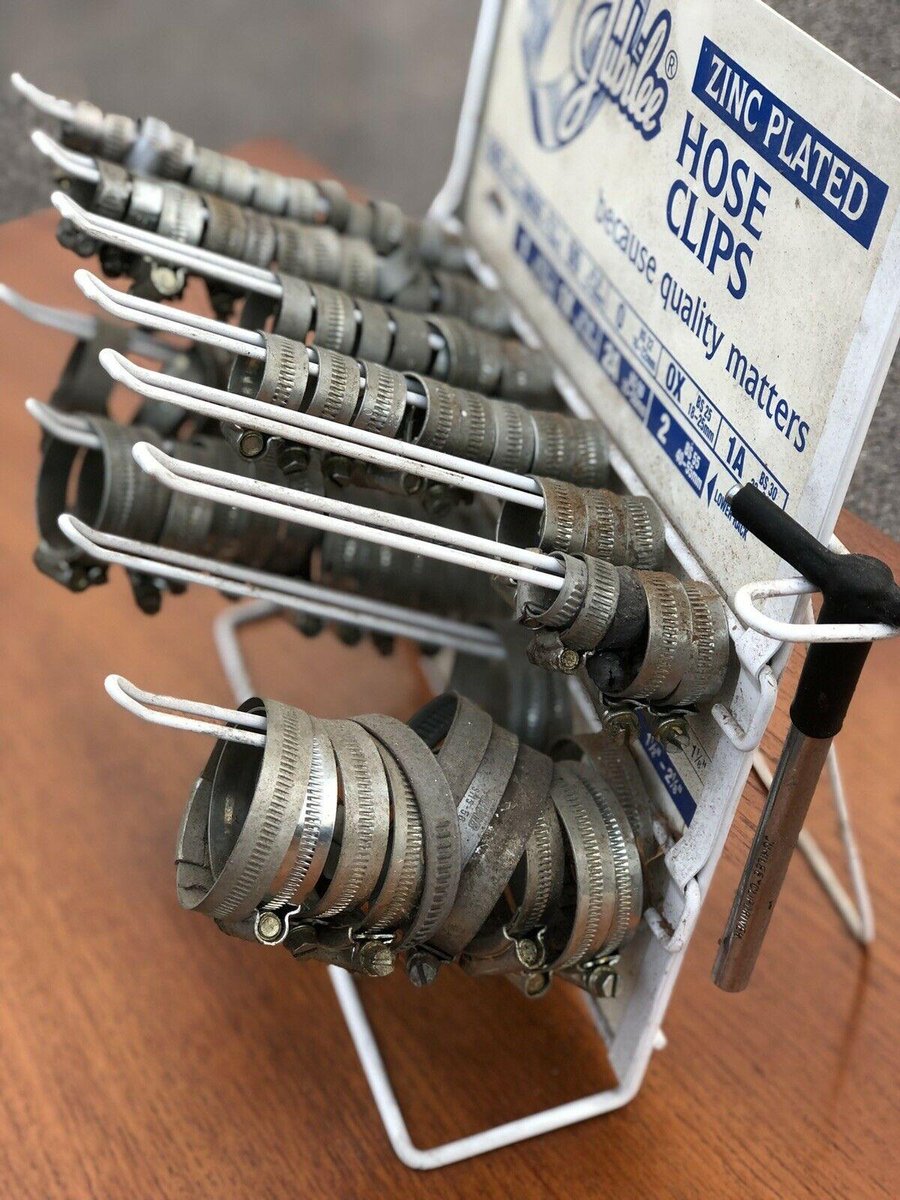 Shop Counter Garage Jubilee Clips Ständer mit Originalbeschlägen bei ...