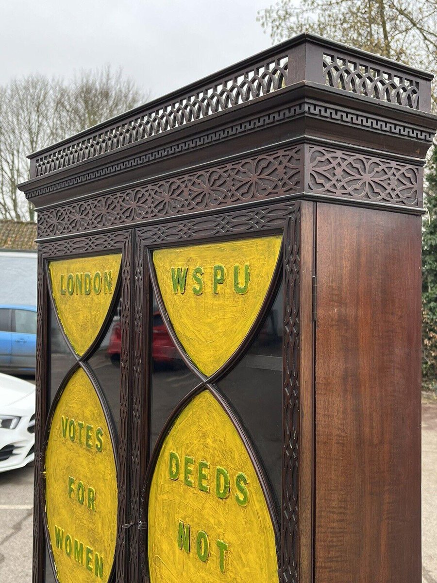 Suffragette Wspu Mahogany Bookcase Bureau for sale at Pamono