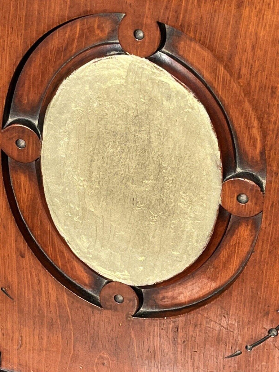 Set of Victorian Shield Back Hall Chairs in Mahogany for sale at Pamono