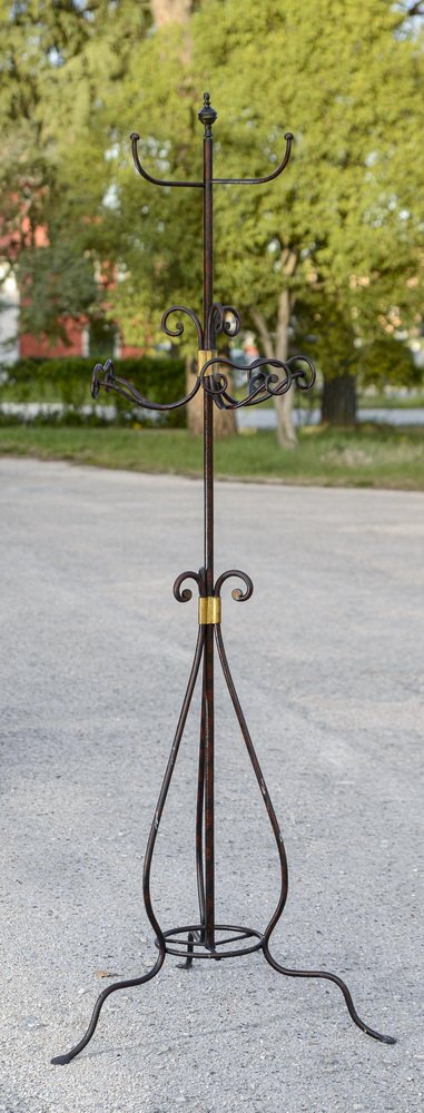 Coat Rack in Wrought Iron, 1800s for sale at Pamono