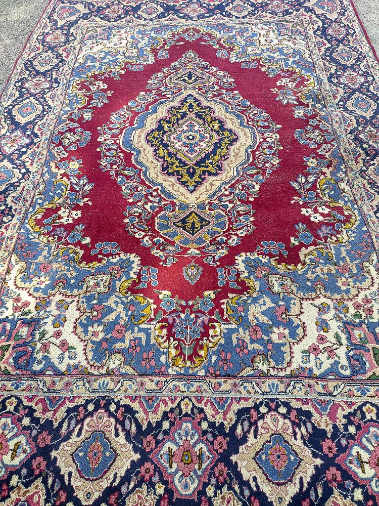 Iranian Rug with Floral Designs, 1980 for sale at Pamono