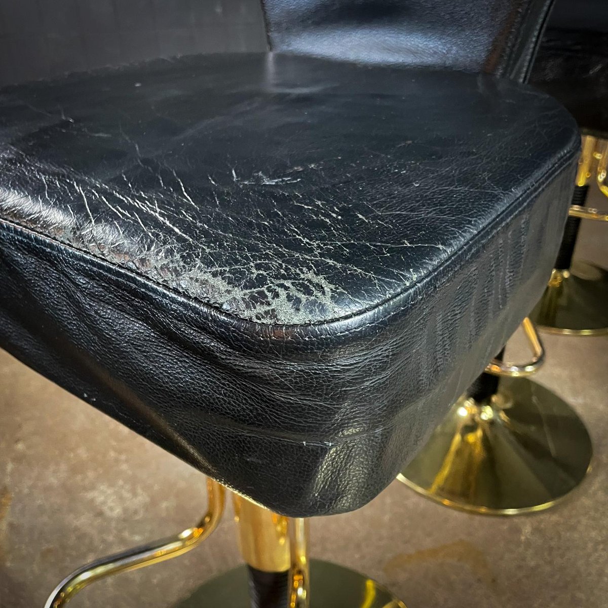 Vintage Casino Hollywood Regency Bar Stools, Set of 6 for sale at Pamono