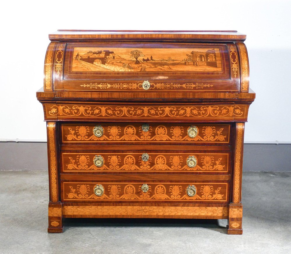 Empire Cylinder Desk, Late 1700s for sale at Pamono