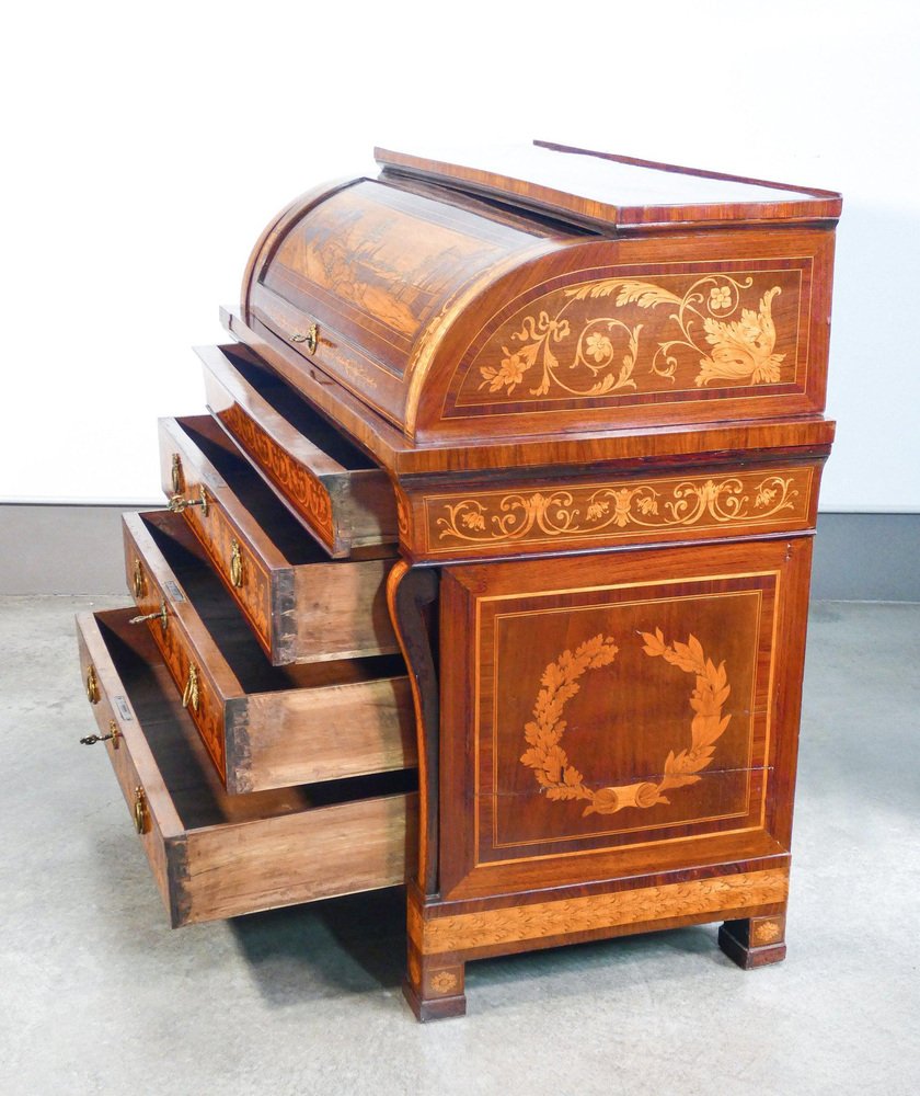 Empire Cylinder Desk, Late 1700s for sale at Pamono