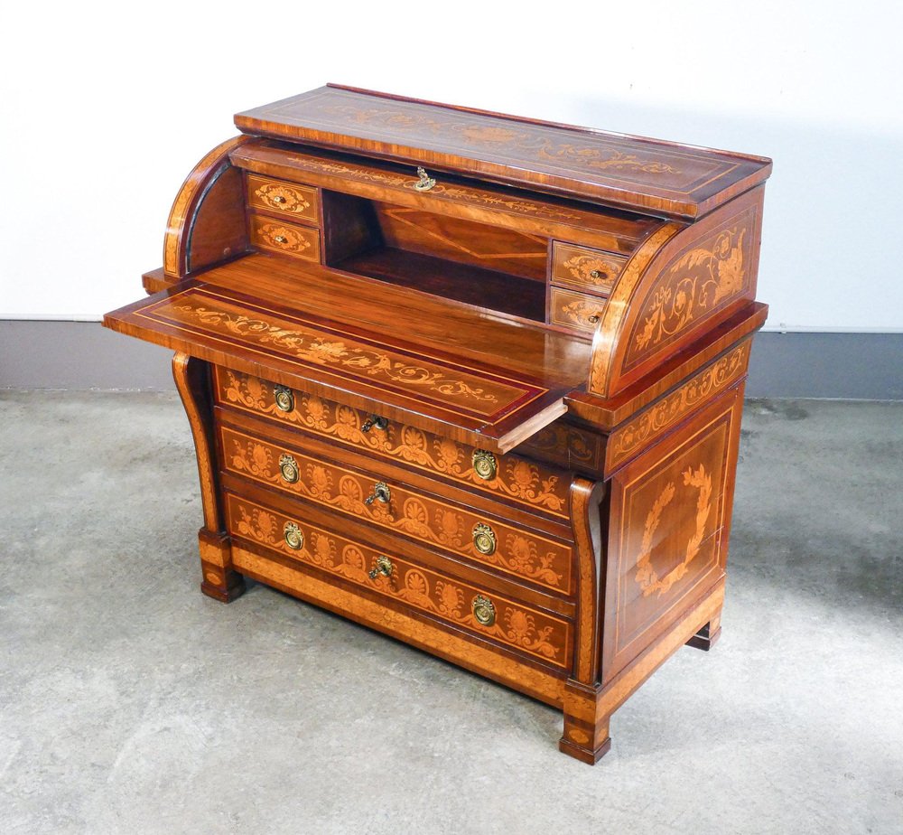Empire Cylinder Desk, Late 1700s for sale at Pamono