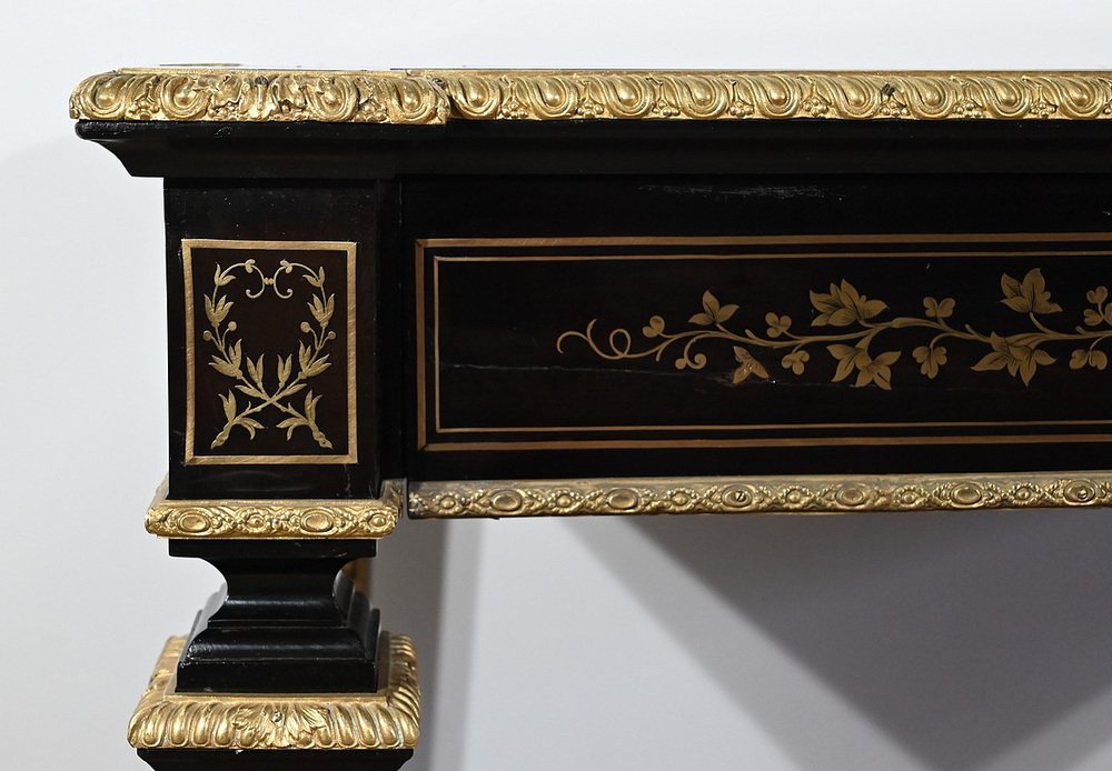 Napoleon III Desk in Blackened Pear for sale at Pamono