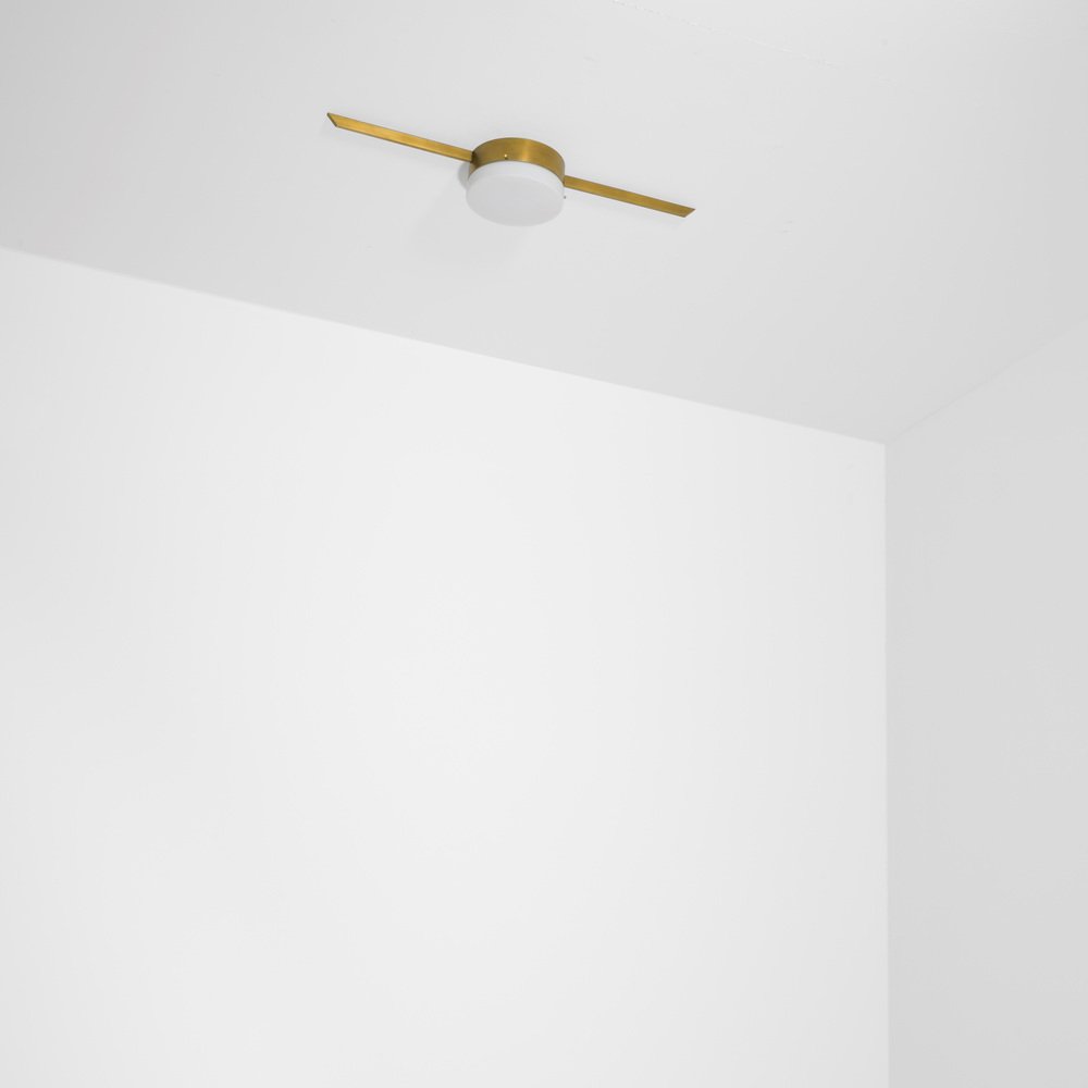 Celeste Solitude Unpolished Lucid Ceiling Lamp by Design for Macha for sale at Pamono