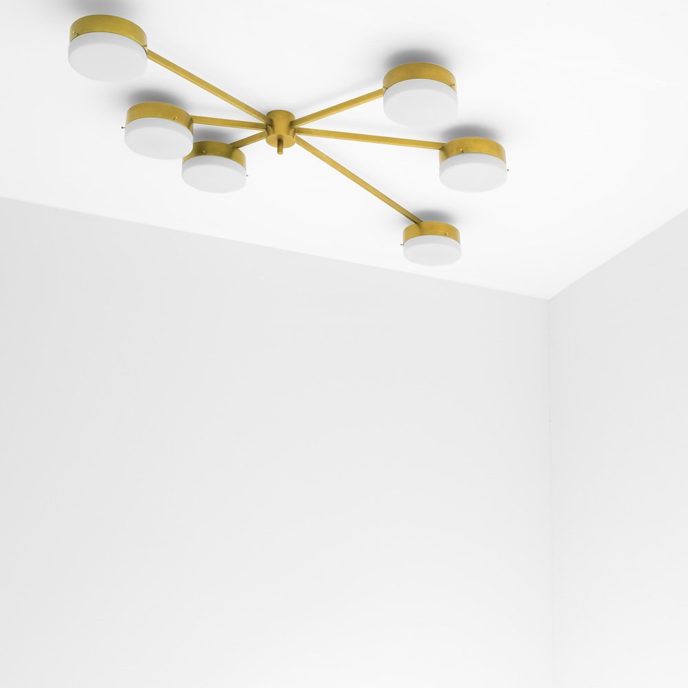 Celeste Effervescence Unpolished Opaque Ceiling Lamp by Design for Macha for sale at Pamono