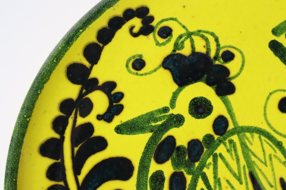 Big The Yello Bird Plate, 1960s for sale at Pamono