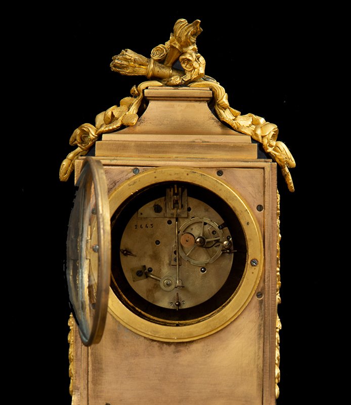 Napoleon III French Bronze Clock for sale at Pamono