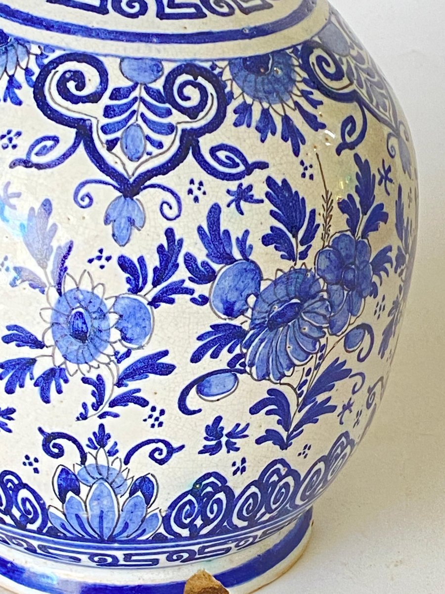 Delft Jug in White and Blue Faïence by Adrian Pynacker, 1700s for sale ...