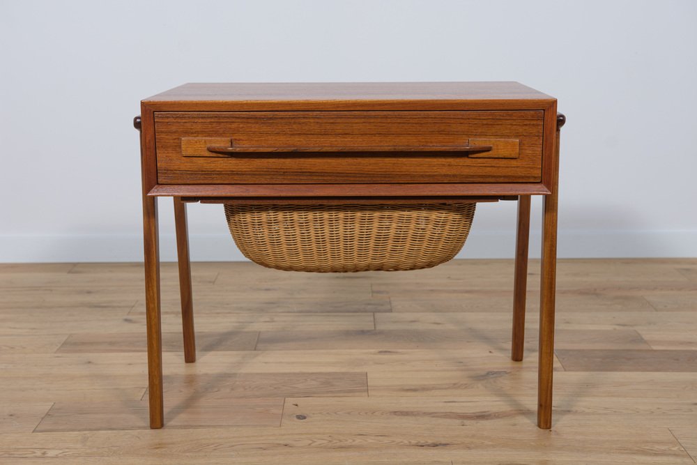 Mid-Century Danish Teak Console Table, 1970s for sale at Pamono