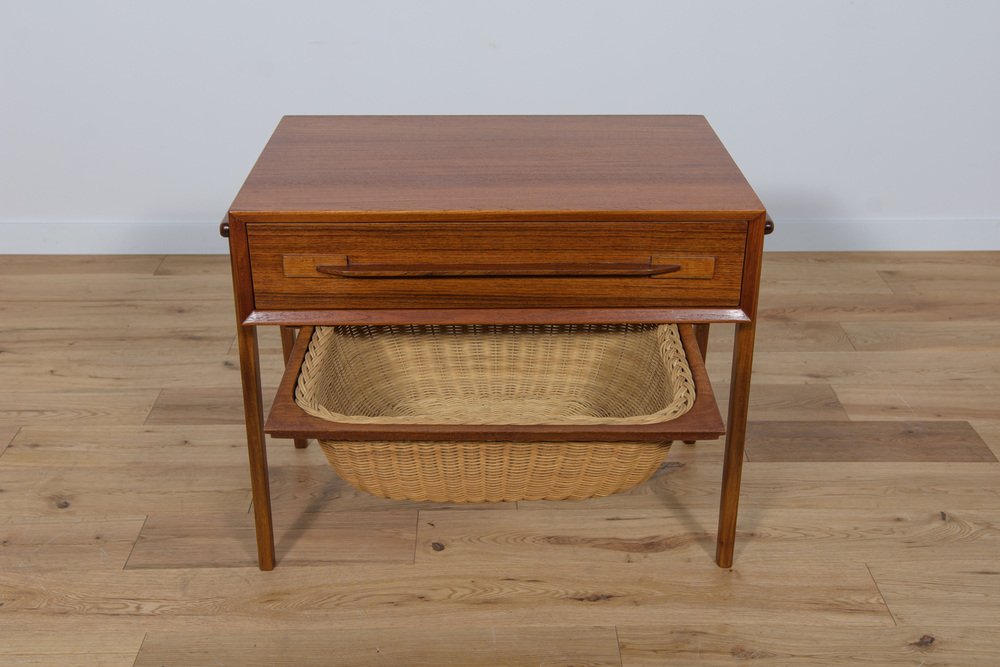 Mid-Century Danish Teak Console Table, 1970s for sale at Pamono