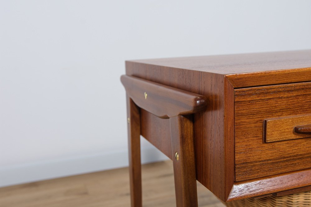 Mid-Century Danish Teak Console Table, 1970s for sale at Pamono