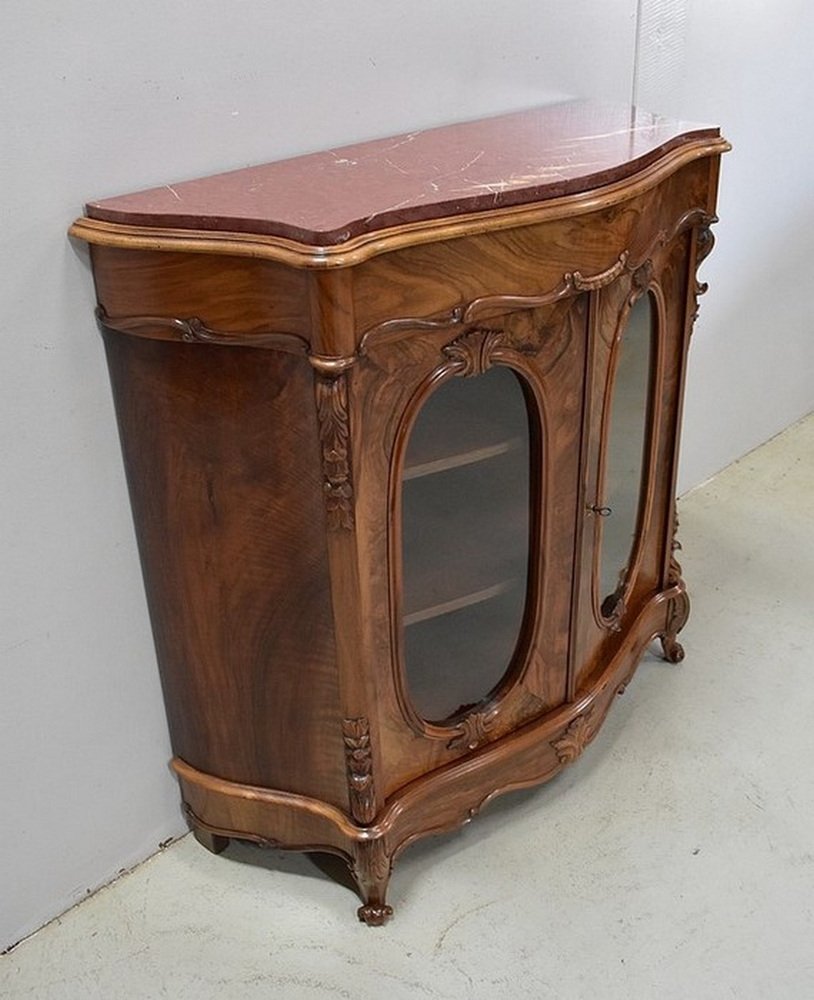 Small 19th Century Napoleon III Window in Blond Walnut for sale at Pamono