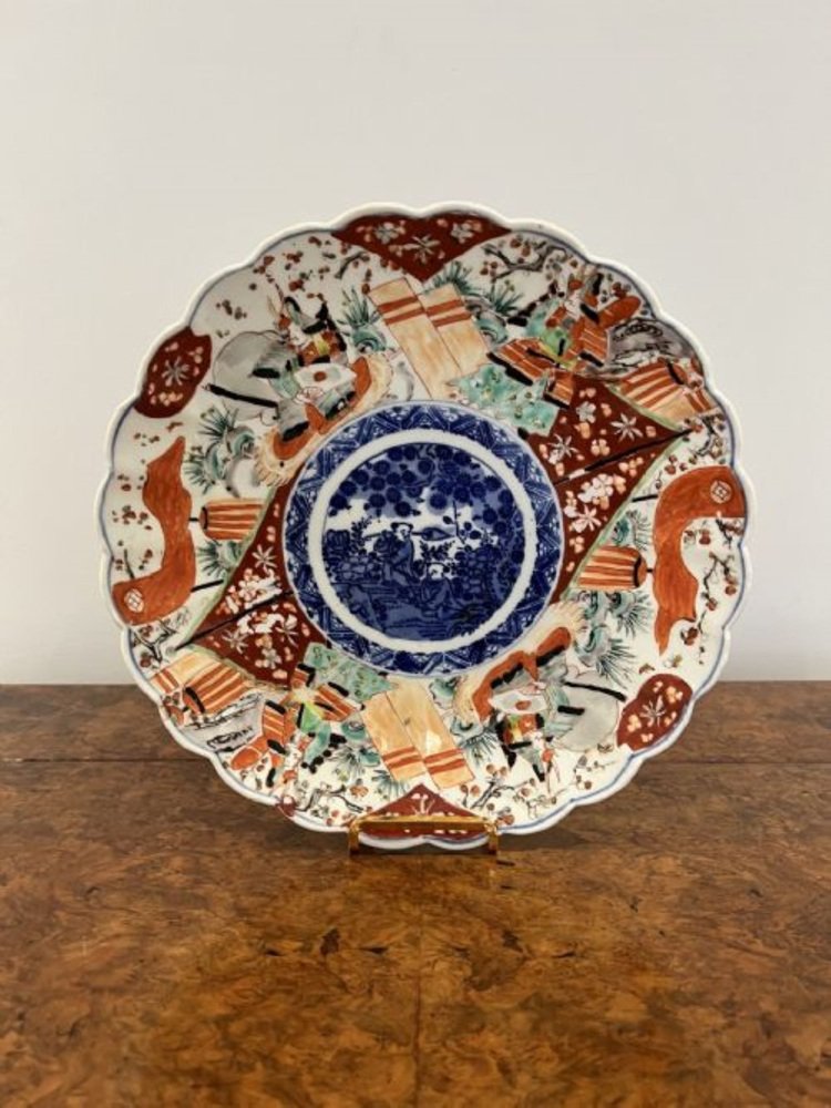 Antique Japanese Imari Plate, 1900s for sale at Pamono
