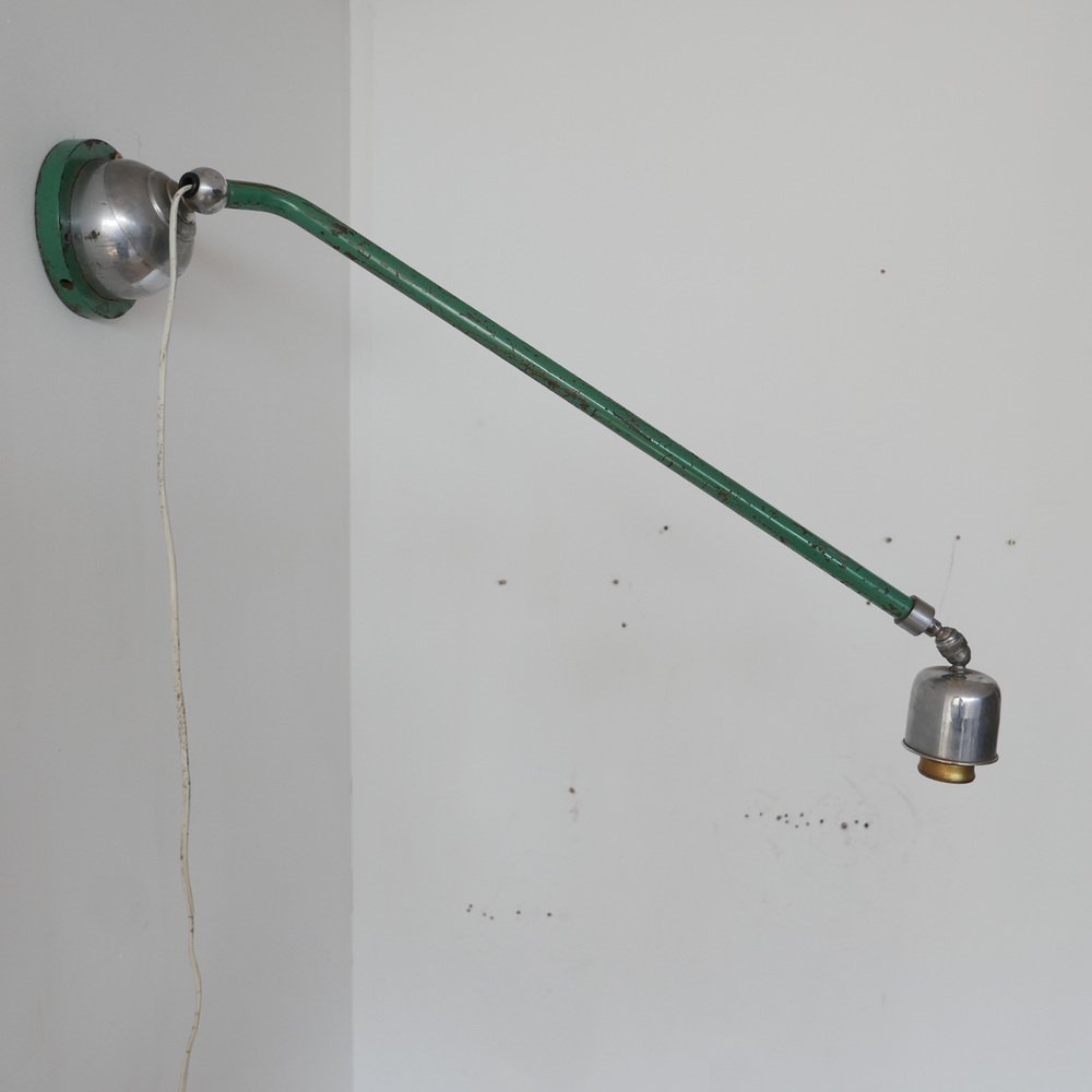 Swedish Industrial Painted Extendable Telescopic Wall Light for sale at ...