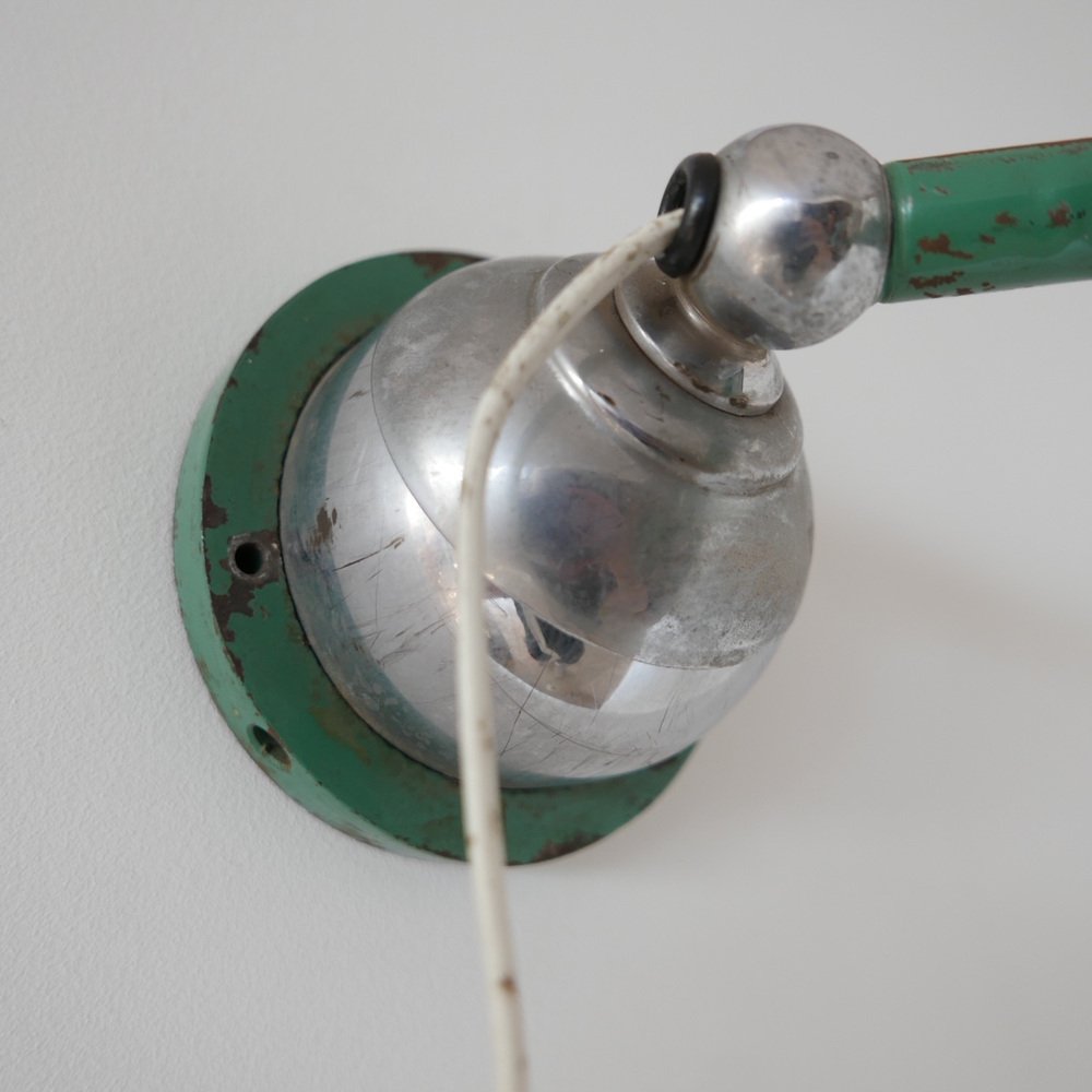 Swedish Industrial Painted Extendable Telescopic Wall Light for sale at ...