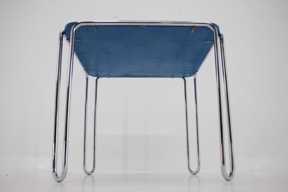 Czechoslovakian Bauhaus B10 Tubular Table by Marcel Breuer for Mucke ...