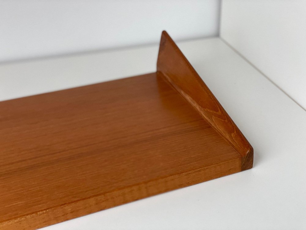 Mid-Century Danish Floating String Shelf, 1970s for sale at Pamono