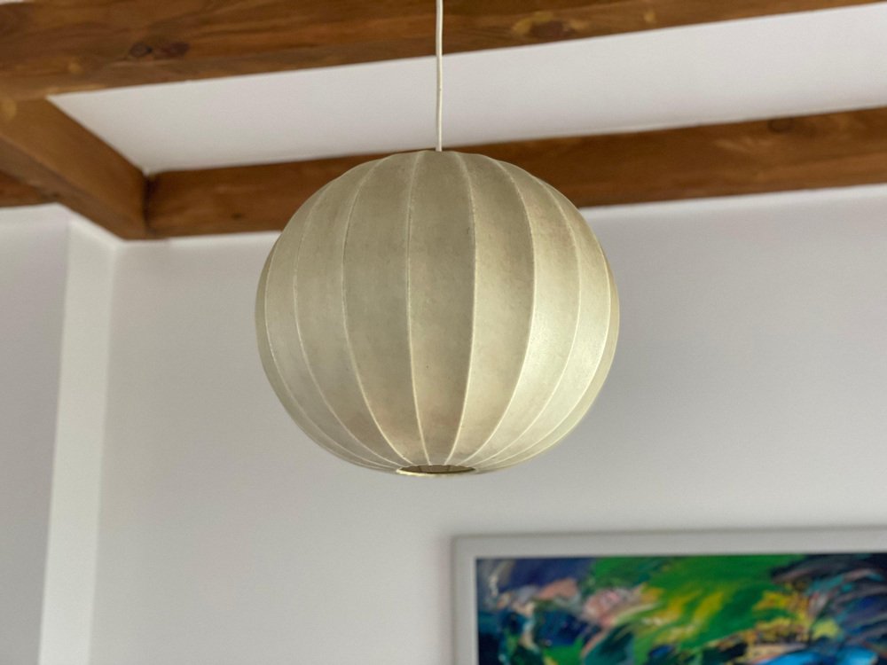 Cocoon Ceiling Lamp from Castiglioni, 1960s for sale at Pamono