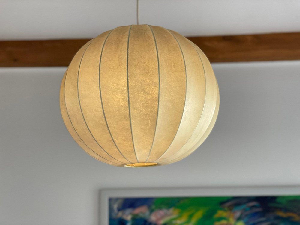 Cocoon Ceiling Lamp from Castiglioni, 1960s for sale at Pamono