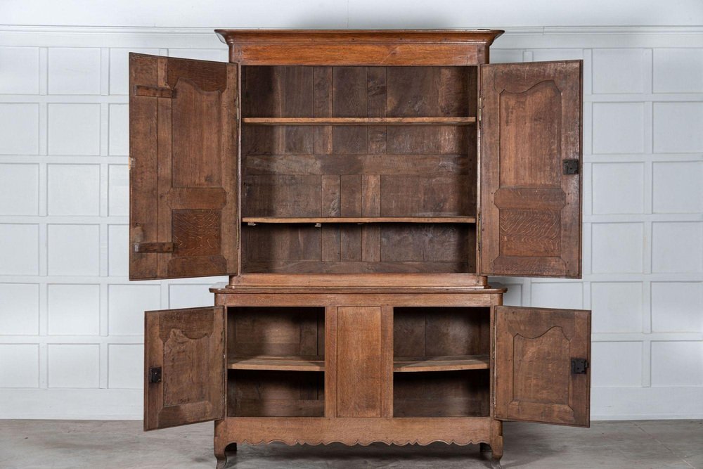 Large French Oak 2-Body Buffet, 1800 for sale at Pamono