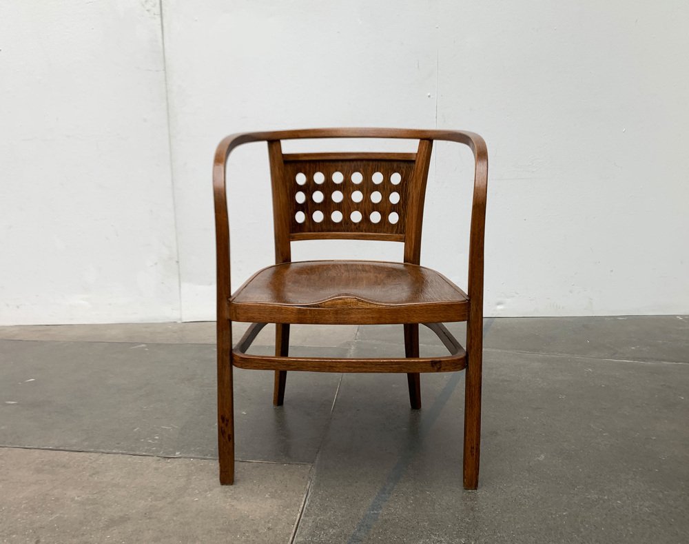 Art Deco Model 721 Arm Chair by Otto Wagner for J&j Kohn, 1900s for ...