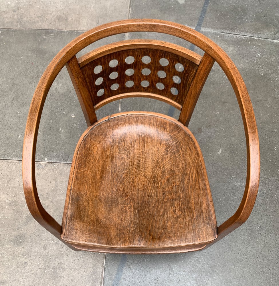 Art Deco Model 721 Arm Chair by Otto Wagner for J&j Kohn, 1900s for ...