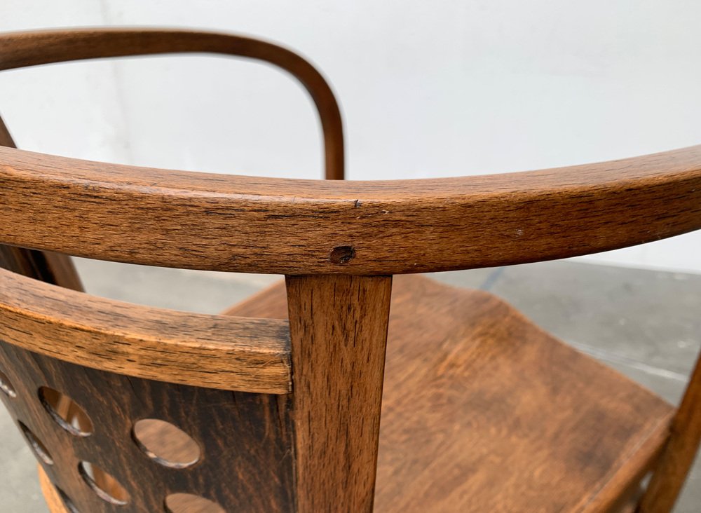 Art Deco Model 721 Arm Chair by Otto Wagner for J&j Kohn, 1900s for ...