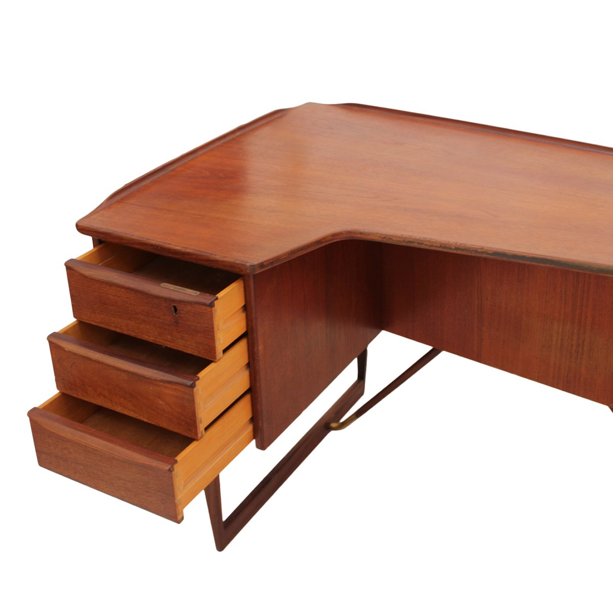 Mid-Century Modern Boomerang Desk attributed to Arne Vodder for sale at ...