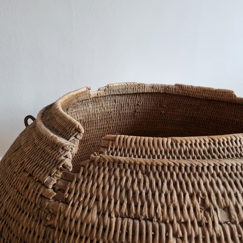 Large Swedish Root Basket, 1750s for sale at Pamono