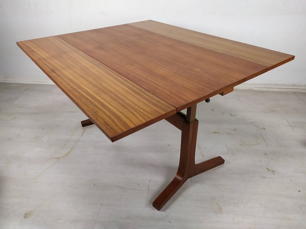 Scandinavian Coffee Table with Opening System, 1960s for sale at Pamono